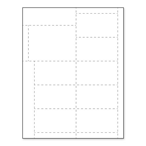 4x3 Name Badge Inserts With Perforated Tickets Pc Nametag