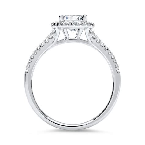 Engagement Ring 950 Platinum With Diamonds