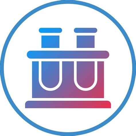 Premium Vector Test Tube Stand Icon Style