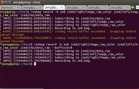 The Rosbag Record Problem Issue Stereolabs Zed Ros Wrapper GitHub