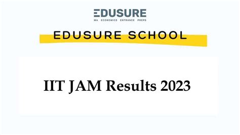 IIT JAM 2023 Results Are Out Whats Next