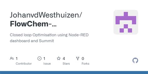 GitHub JohanvdWesthuizen FlowChem ClosedLoopOpt Closed Loop Optimisation Using Node RED