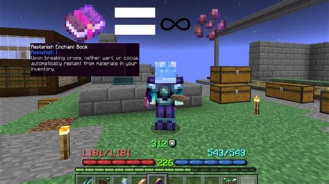 Finally Making Replenish Book In Craftersmc Skyblock Server YouTube