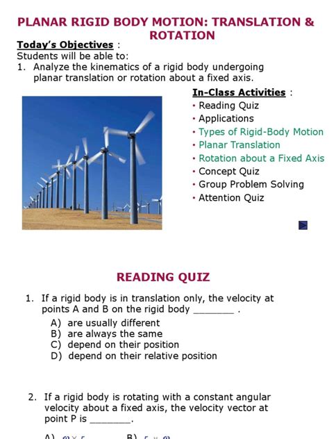 16 1 translation and rotation of rigid body pdf pdf rotation around