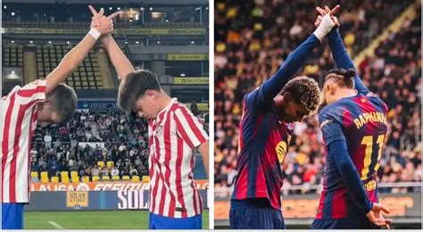 Les U13 De Latletico Recréent La Célébration Du But Lamine Yamal