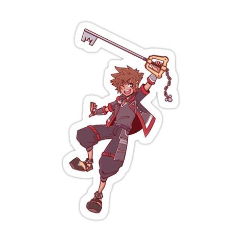 Sora Sticker For Sale By DaPandaBanda Kingdom Hearts Goofy Kingdom Hearts Heart Stickers
