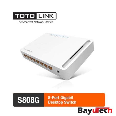 Totolink S808g 8 Port Switch 10 100 1000mbps Gigabit Desktop Switch
