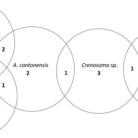 Diagrammatic Presentation Of Co Occurrence Of Detected Species Of