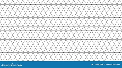Isometric Grid Seamless Pattern Vector Template For Design