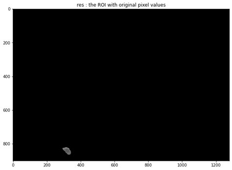 Python Efficient Way To Get ROI From Original Image Using Contours Found In Mask Stack Overflow