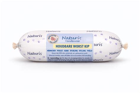 Naturis Houdbare Worst Kip 650 Gr Lupus Dessel