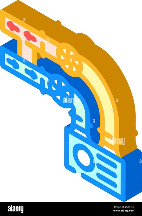 Ventilation System Isometric Icon Vector Ventilation System Sign
