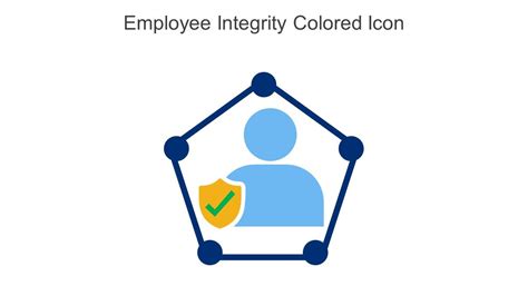Employee Integrity Colored Icon In Powerpoint Pptx Png And Editable Eps