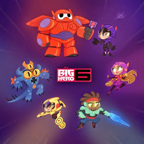 Big Hero 6 Chibis Big Hero 6 Big Hero Chibi Disney