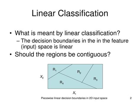 ppt linear methods for classification powerpoint presentation id 589763