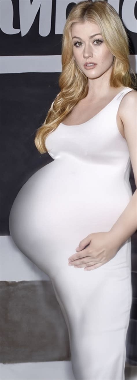 Pregnant Katherine Mcnamara Remastered By Preggonator On Deviantart