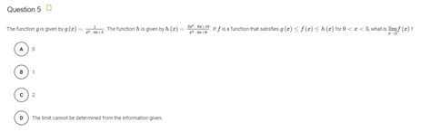 solved question 5 a the function gis given by 9 2