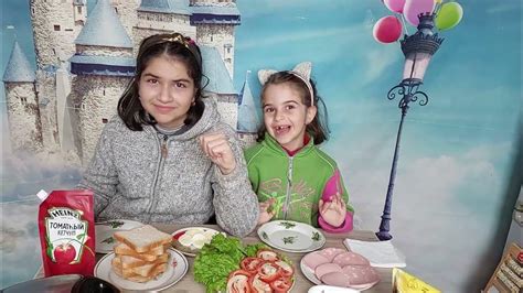 ტოსტის ჩელენჯი უჩვეულო ინგრედიენტებით 1 ნაწილი Ako And Princesses აკო და პრინცესები Youtube