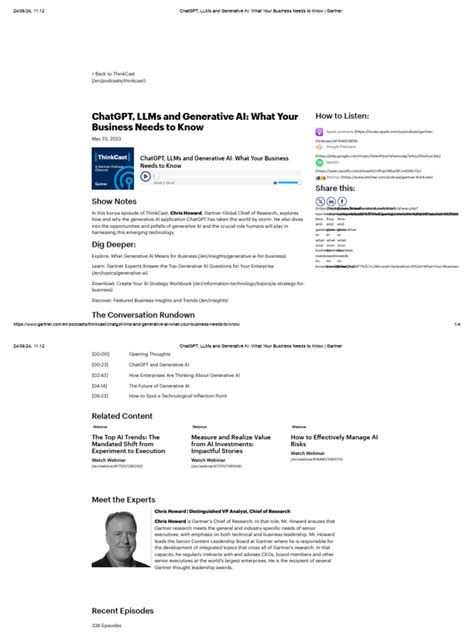 Chatgpt Llms And Generative Ai What Your Business Needs To Know