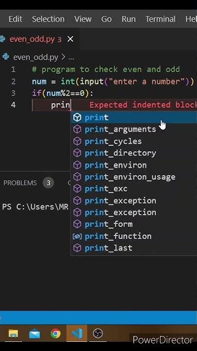 Python Program To Check Even Odd Number Shorts Reels Shortvideo