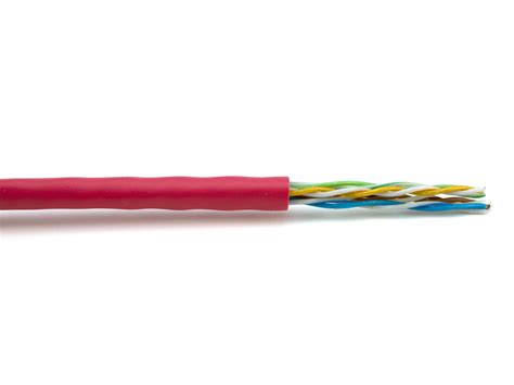 Mini Cat6 Bulk Cable Stranded Red Riser Cmr Unshielded 1000 Ft Computer Cable Store