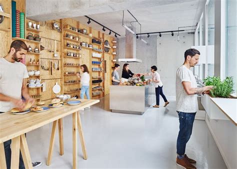 Tools And Furniture Hook Onto A Plywood Wall In Paris Cookery Classroom