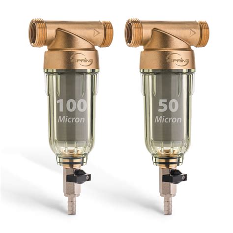 Ispring Wsp2pk15 Reusable Whole House Spin Down Sediment Water Filters
