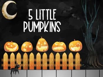 Five Little Pumpkins Sitting On A Gate Song Printable By Little Minds Workshop