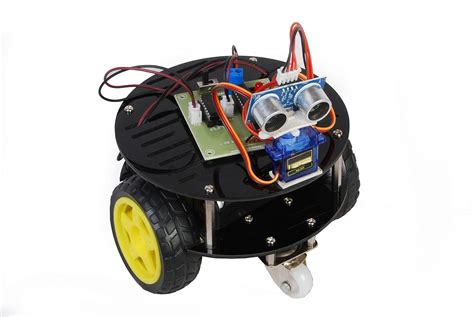 Obstacle Avoiding Robot Using Ultrasonic Sensor With Project Report Amazon In Industrial