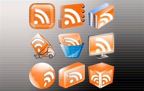 22 New Sets Of Free Rss Icons Naldz Graphics