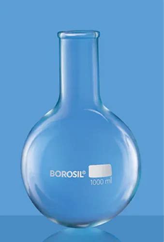 Borosil 4260016 Round Bottom Narrow Mouth Flask At Rs 130 Round Bottom Flasks In Vadodara Id