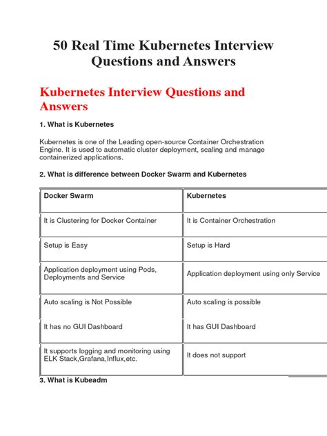 K8s Questions Download Free Pdf Software Computing