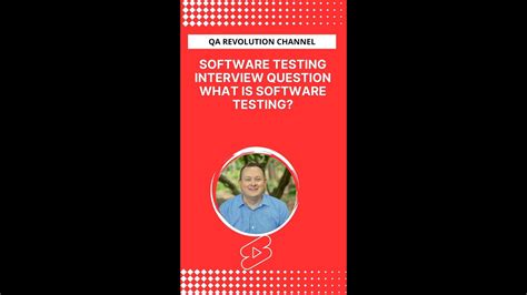 Software Testing Interview Question What Is Software Testing Youtube