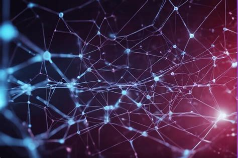 Premium Ai Image Cyber Big Data Flow Blockchain Data Fields Network