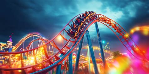 Theme Park Night Stock Illustrations 1619 Theme Park Night Stock Illustrations Vectors
