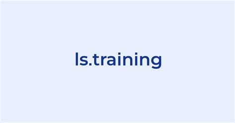 شروط الاستخدام Ls Training