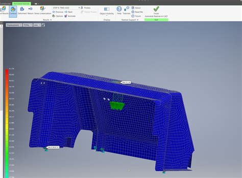 Solved Extract Nodal Kinetic And Strain Energy Transient Analysis