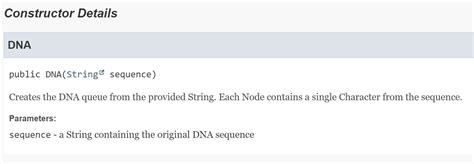 Class Dna Javalang Object Dna Public Class Dna