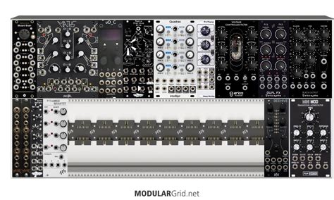 nerdskullz eurorack modular system from nerdskullz on modulargrid