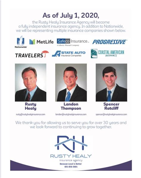 Spencer Ratcliff Insurance Agent At Rusty Healy Agency Madison Ms