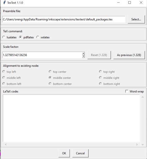 Inkscape Windows No GTK Interface Issue Textext Textext GitHub