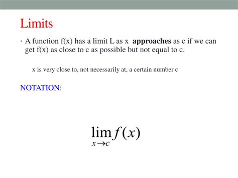 ppt 1 2 finding limits numerically powerpoint presentation free