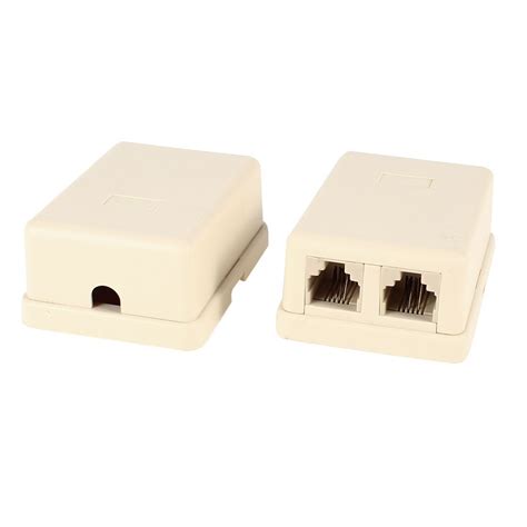 10pcs Rj11 6p4c Modular Telephone Extension Couple Grandado