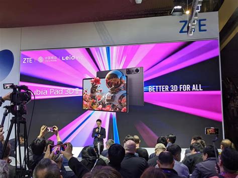 ZTE presenta la segunda generación de su tableta D sin gafas y un nuevo ecosistema inteligente
