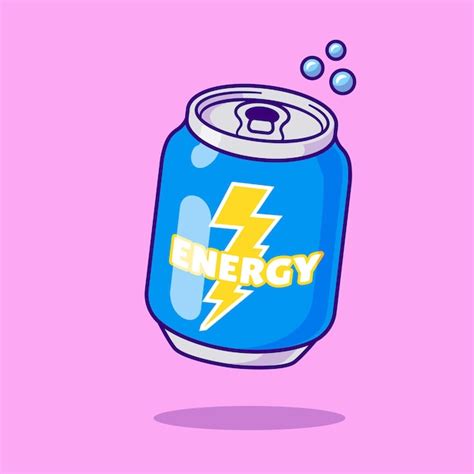 Premium Vector Soda Energy Drink In Can Cartoon Vector Icon
