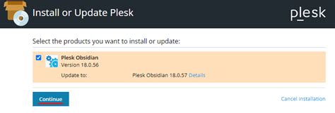 how to update plesk obsidian to the latest build plesk