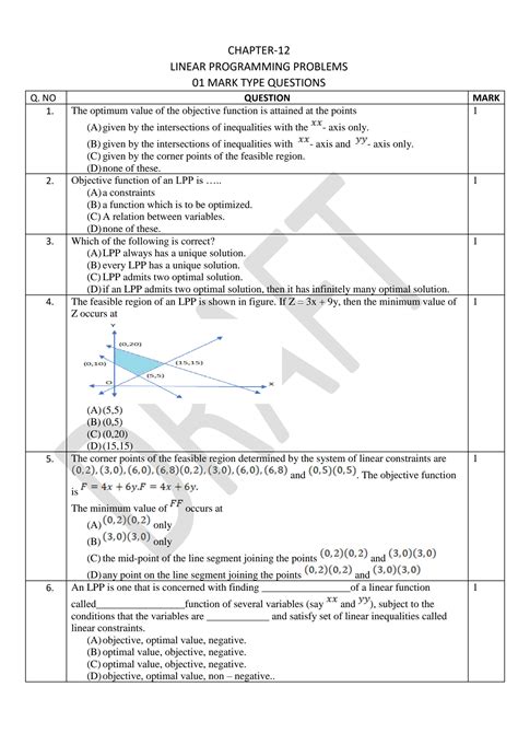 Solution Class Xii Maths Chapter 12 Lpp Includes Competency Based Test Solution Class Xii Maths Chapter 12 Lpp Includes Competency Based Test