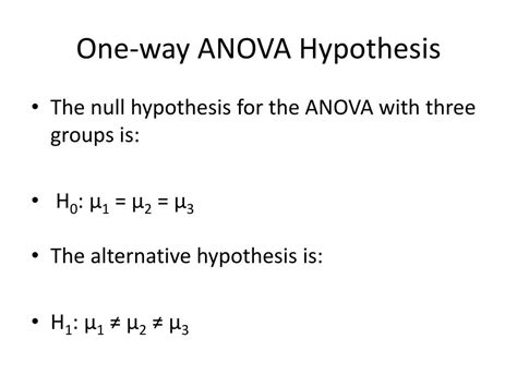 Ppt One Way Analysis Of Variance Powerpoint Presentation Free