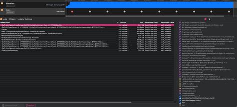 swift combine cfstring storage memory leak stack overflow