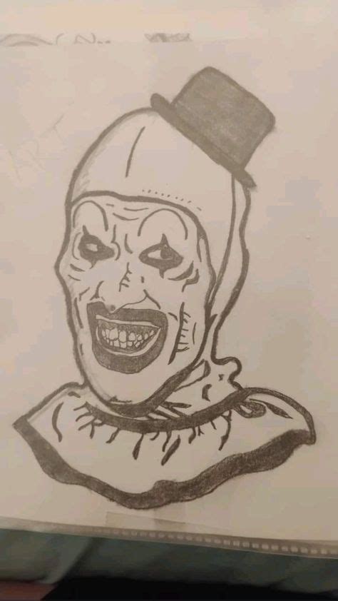 Art The Clown Drawing Easy